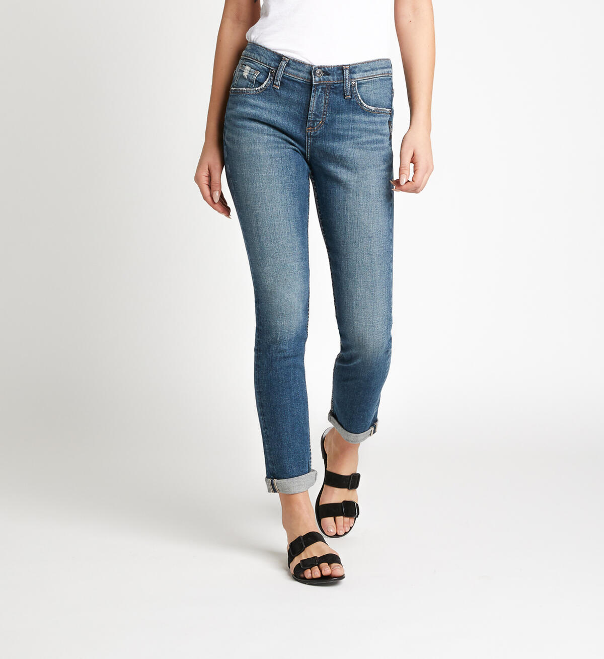 Buy Beau High Rise Slim Leg Jeans for CAD 89.00 | Silver Jeans CA New