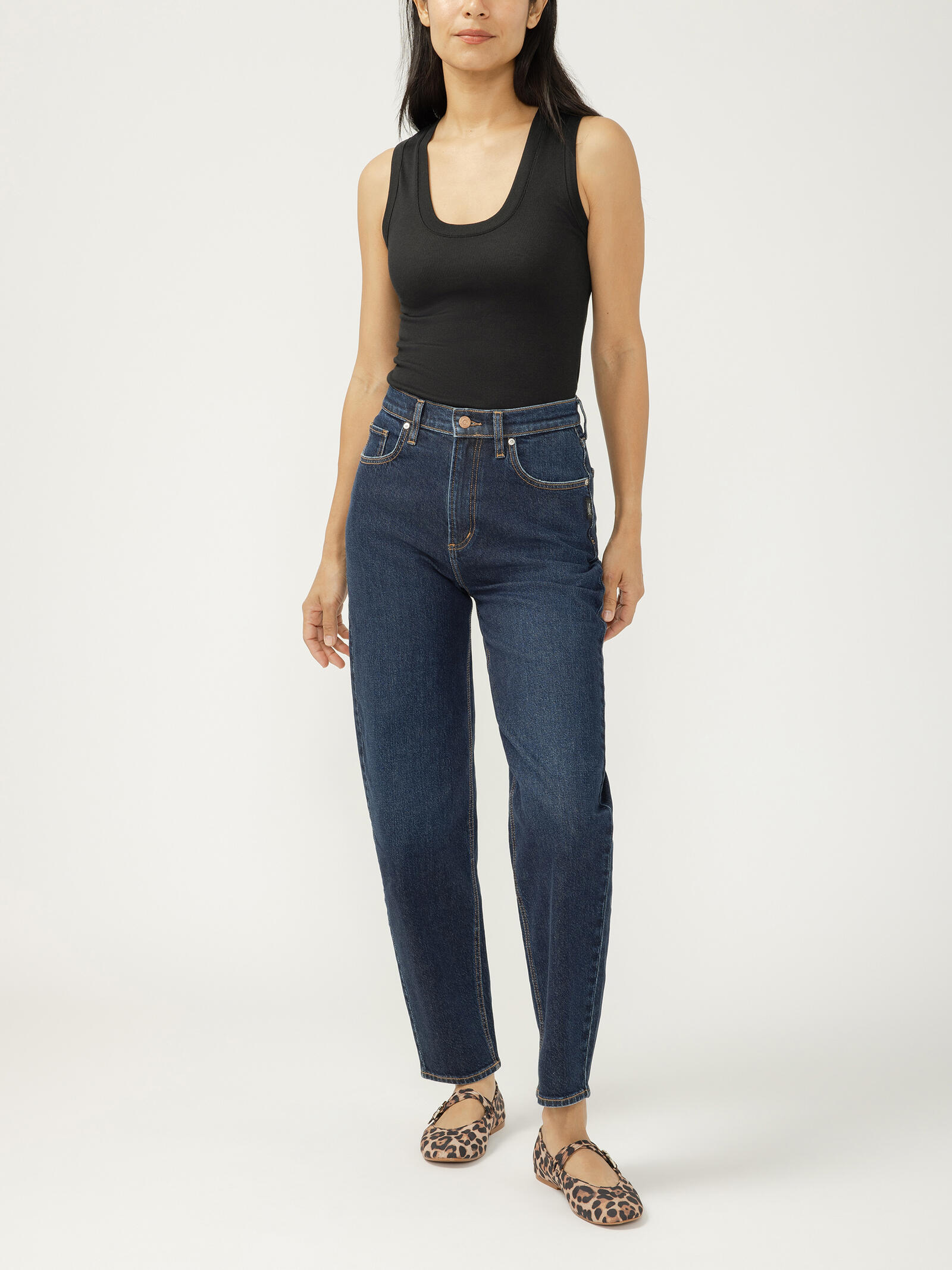 Buy High Rise Arc Leg Jeans for CAD 128.00 | Silver Jeans