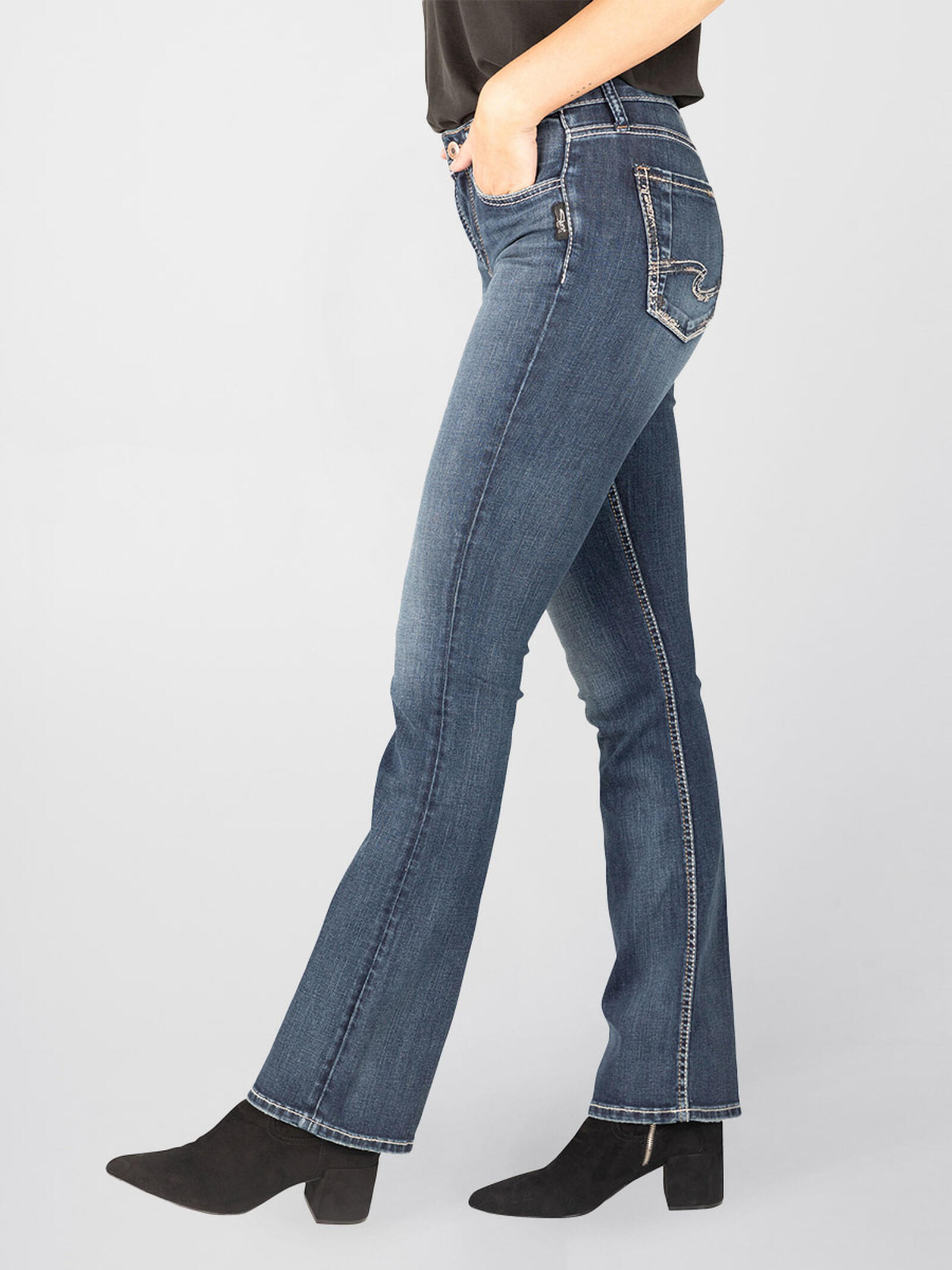 Buy Avery High Rise Slim Bootcut Jeans for CAD 59.00 | Silver Jeans CA New