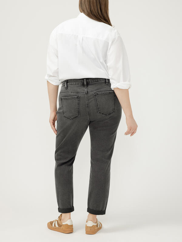 Buy Boyfriend Mid Rise Slim Leg Luxe Stretch Jeans Plus Size for CAD 98 ...