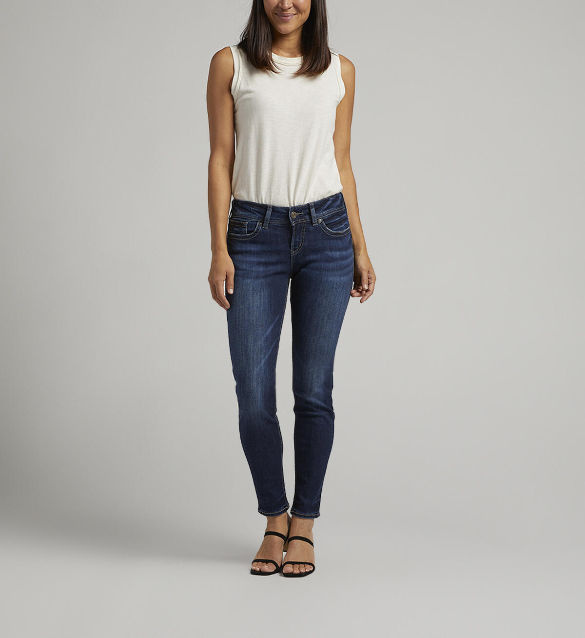Buy Suki Mid Rise Skinny Jeans for CAD 114.00 | Silver Jeans CA New