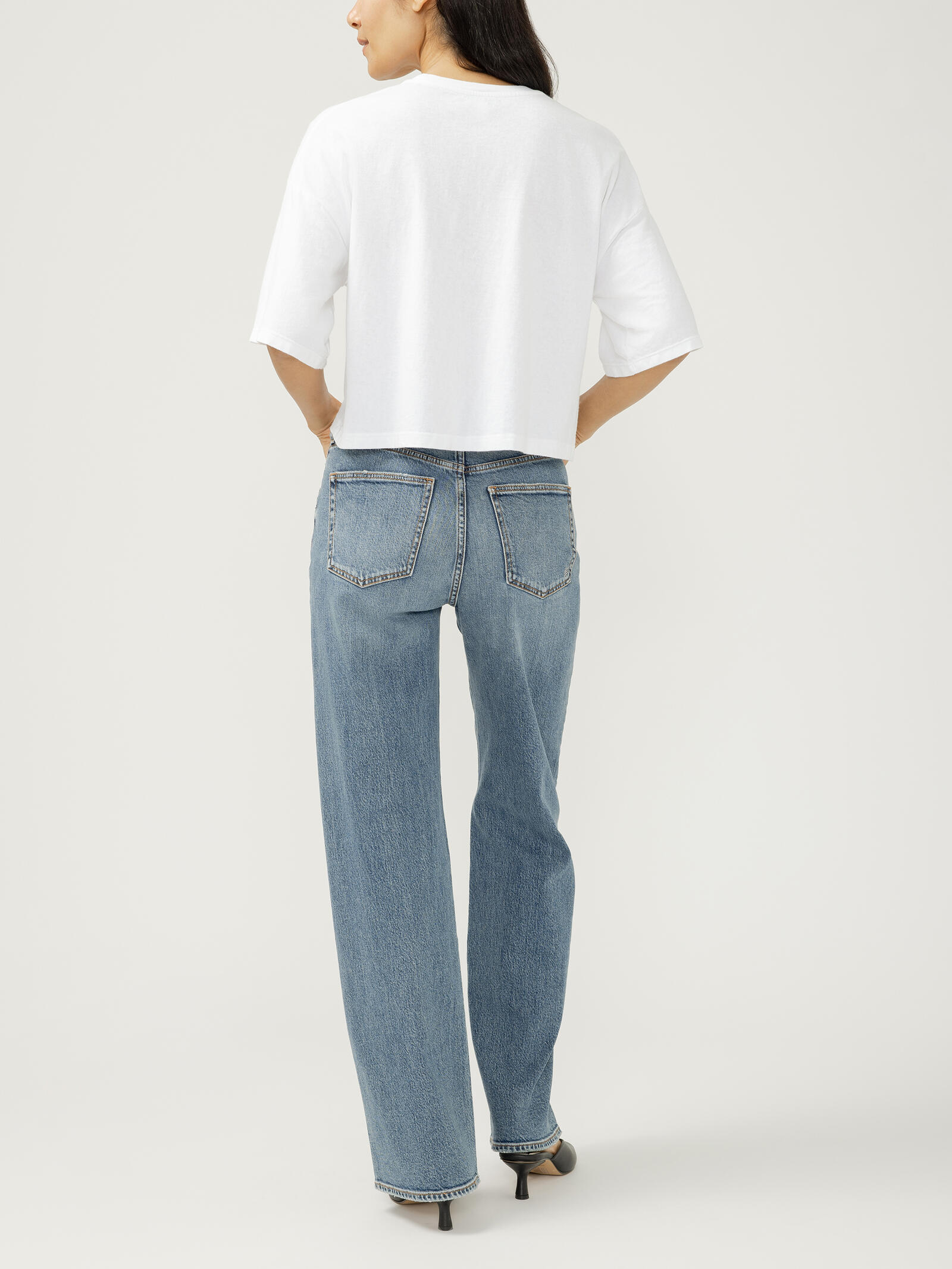 Buy Highly Desirable High Rise Trouser Leg Jeans for CAD 108.00 ...