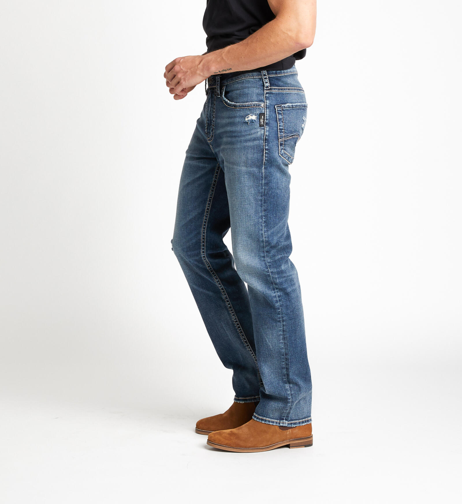 Buy Grayson Easy Fit Straight Leg Jeans for CAD 118.00 | Silver Jeans ...