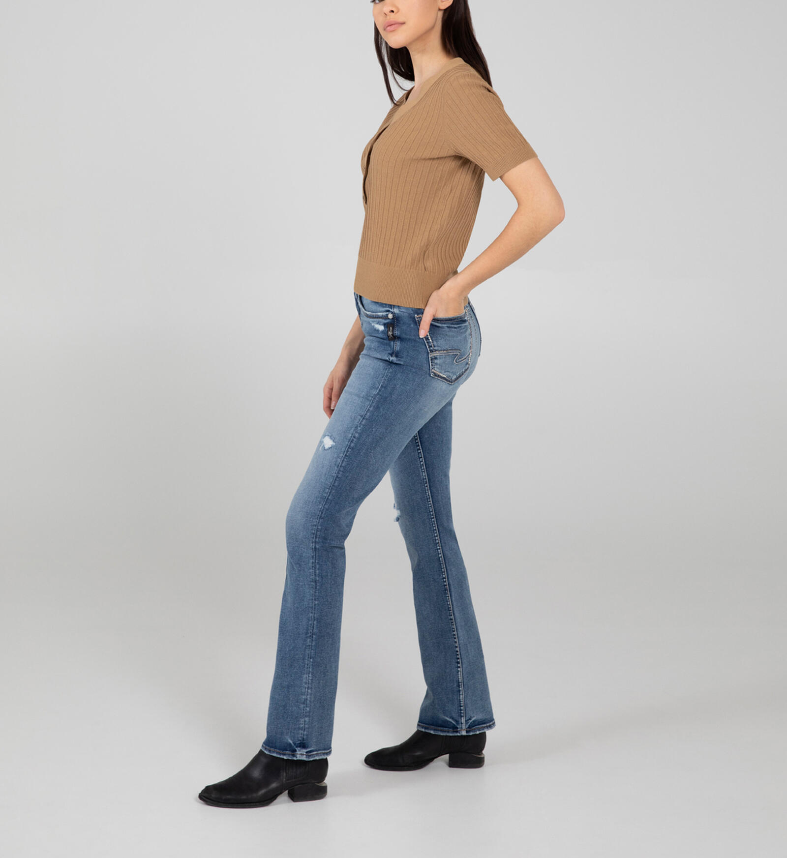 Buy Avery High Rise Slim Bootcut Jeans for CAD 94.00 | Silver Jeans CA New