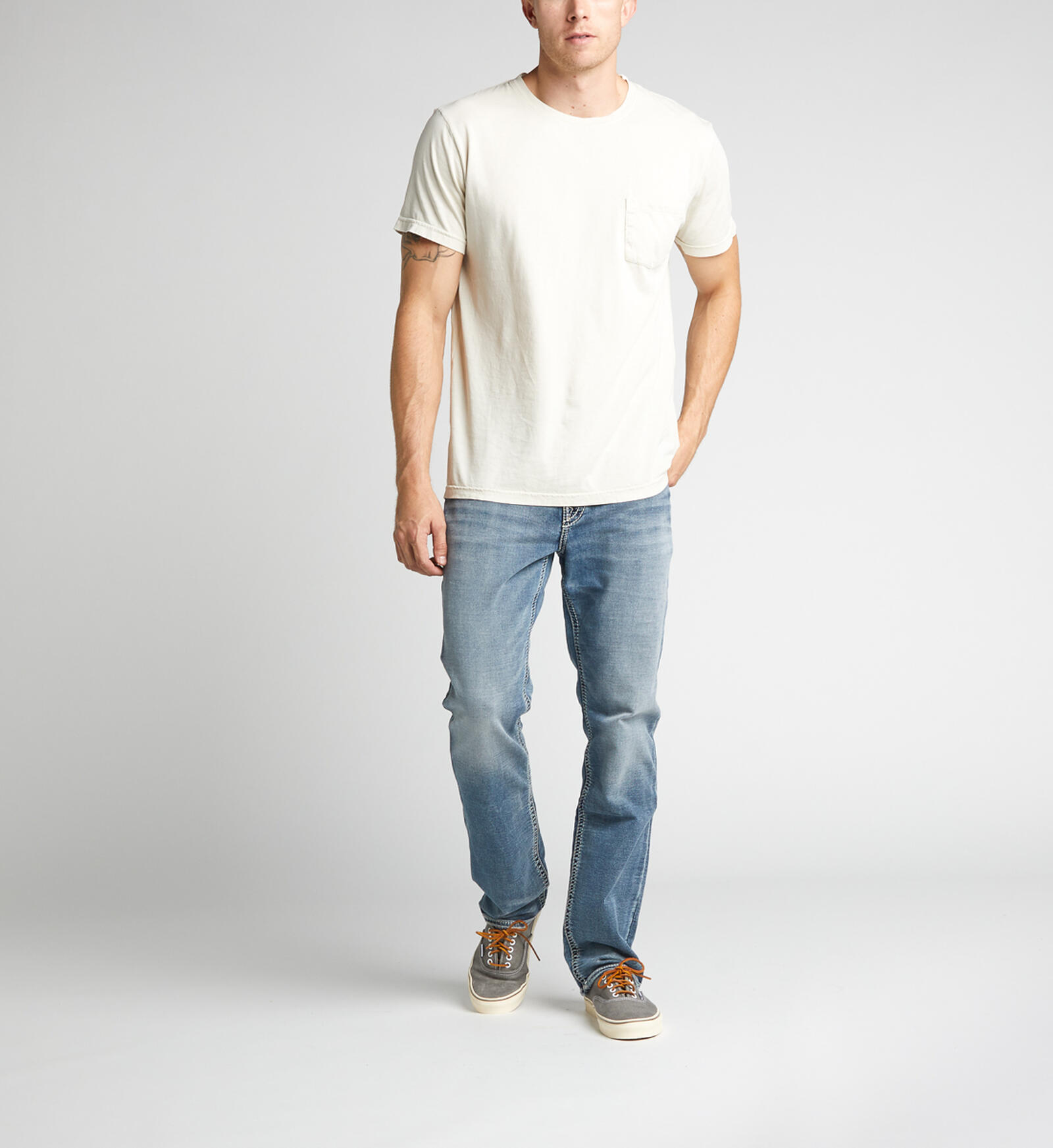 Buy Grayson Straight Mens Light Wash for CAD 134.00 | Silver Jeans CA New