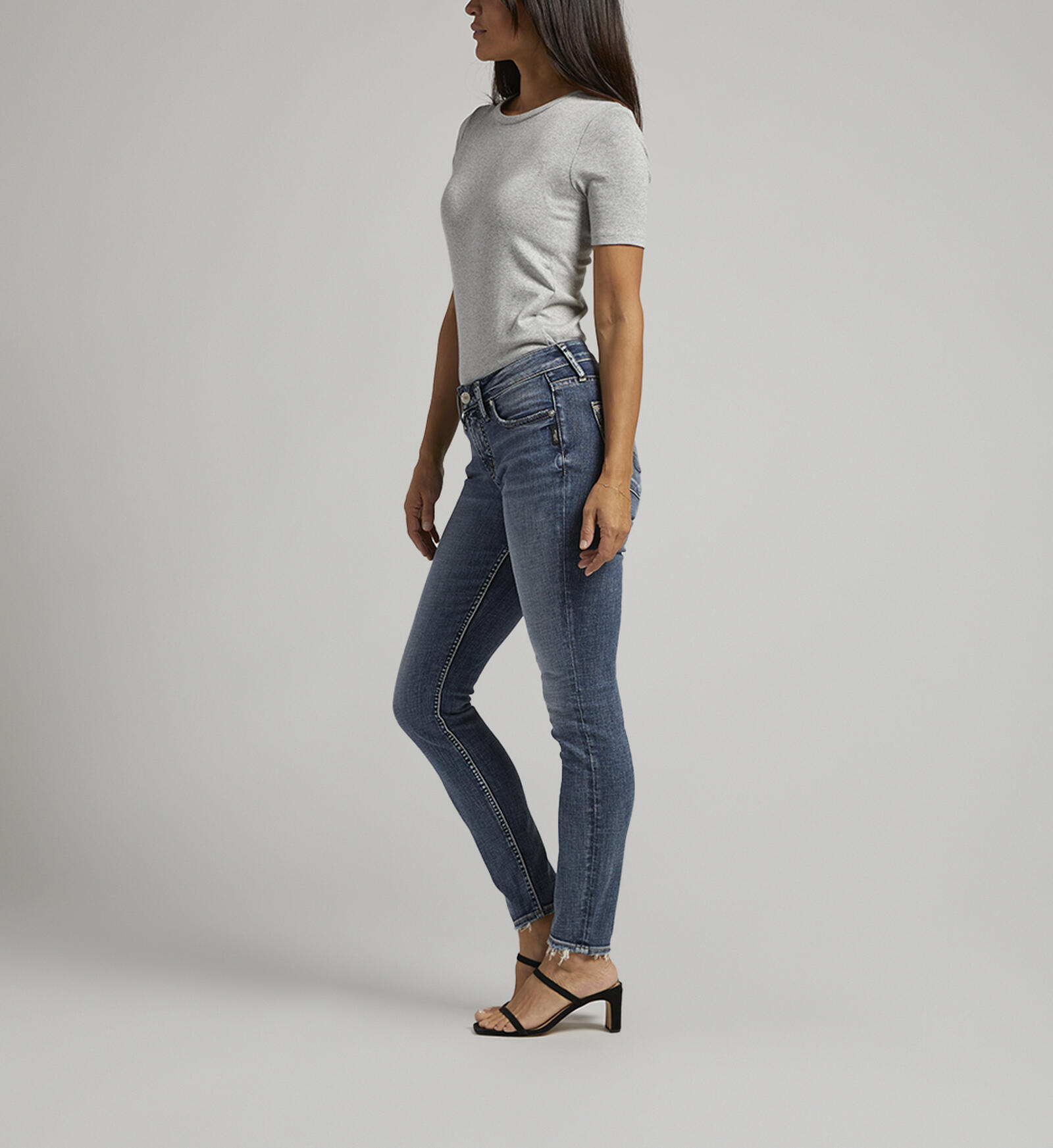Buy Suki Mid Rise Skinny Jeans for CAD 108.00 | Silver Jeans CA New