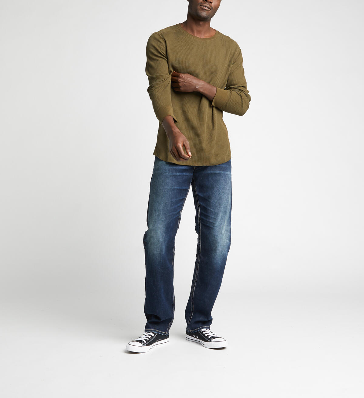 Buy Hunter Athletic Fit Tapered Leg Jeans for CAD 118.00 | Silver Jeans ...