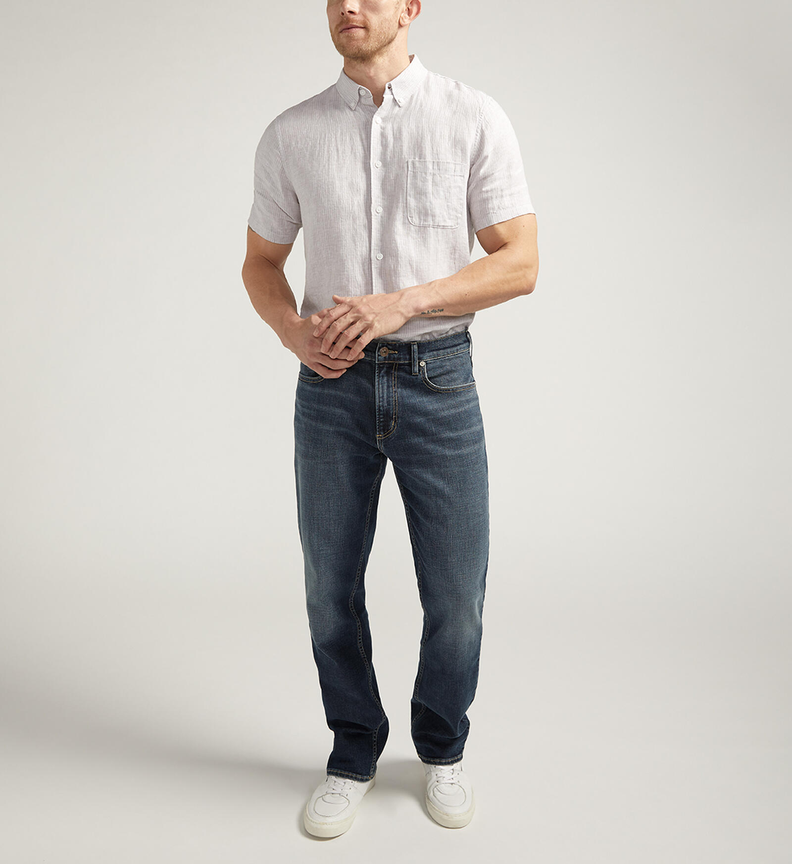 Buy Grayson Classic Fit Straight Leg Jeans for CAD 52.00 | Silver Jeans ...