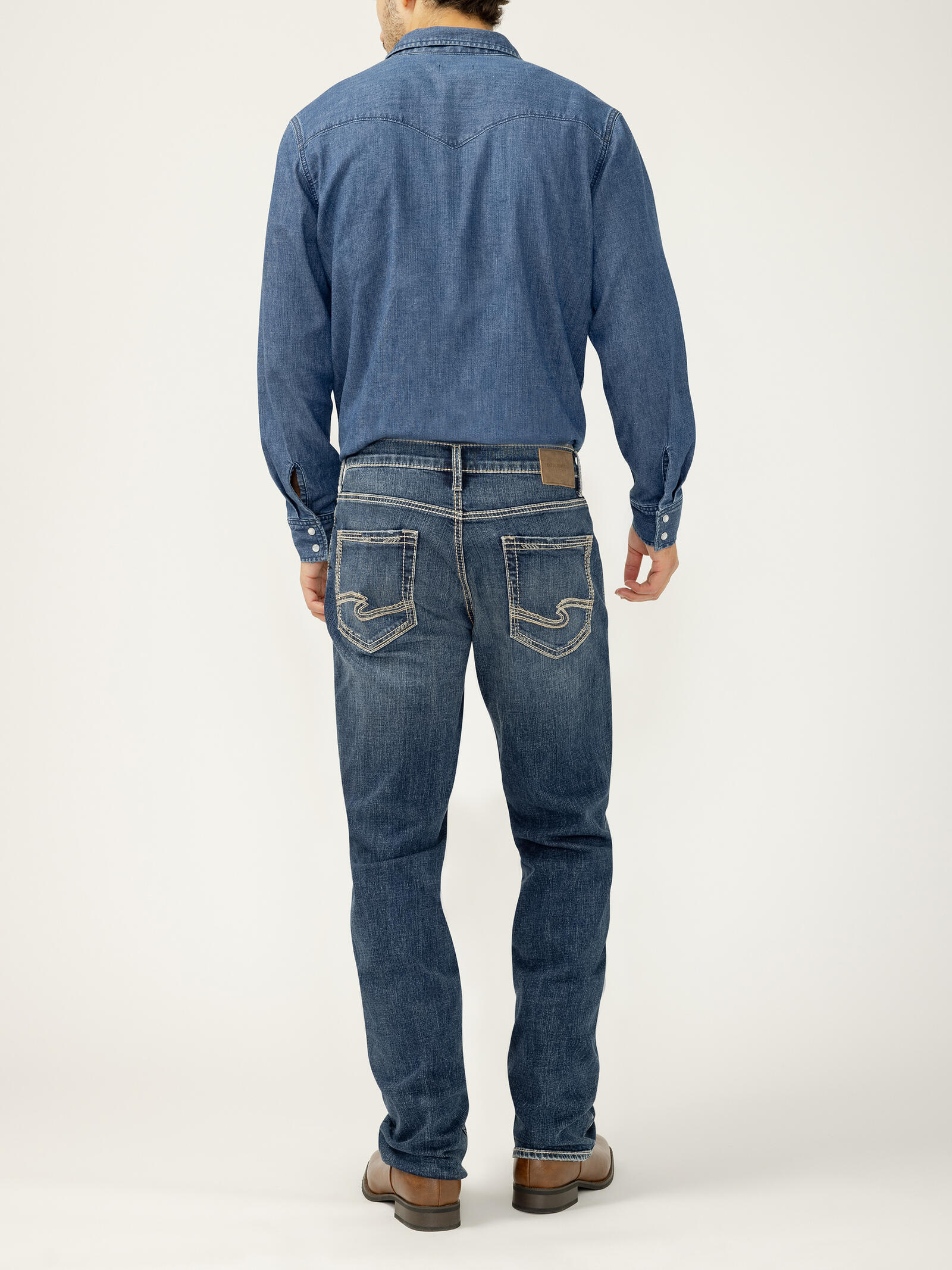 Buy Grayson Classic Fit Straight Leg Jeans for CAD 76.00 | Silver Jeans